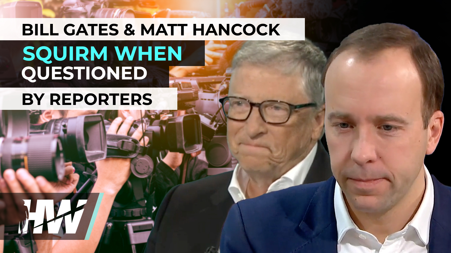 BILL GATES AND MATT HANCOCK SQUIRM WHEN QUESTIONED BY REPORTERS - The ...